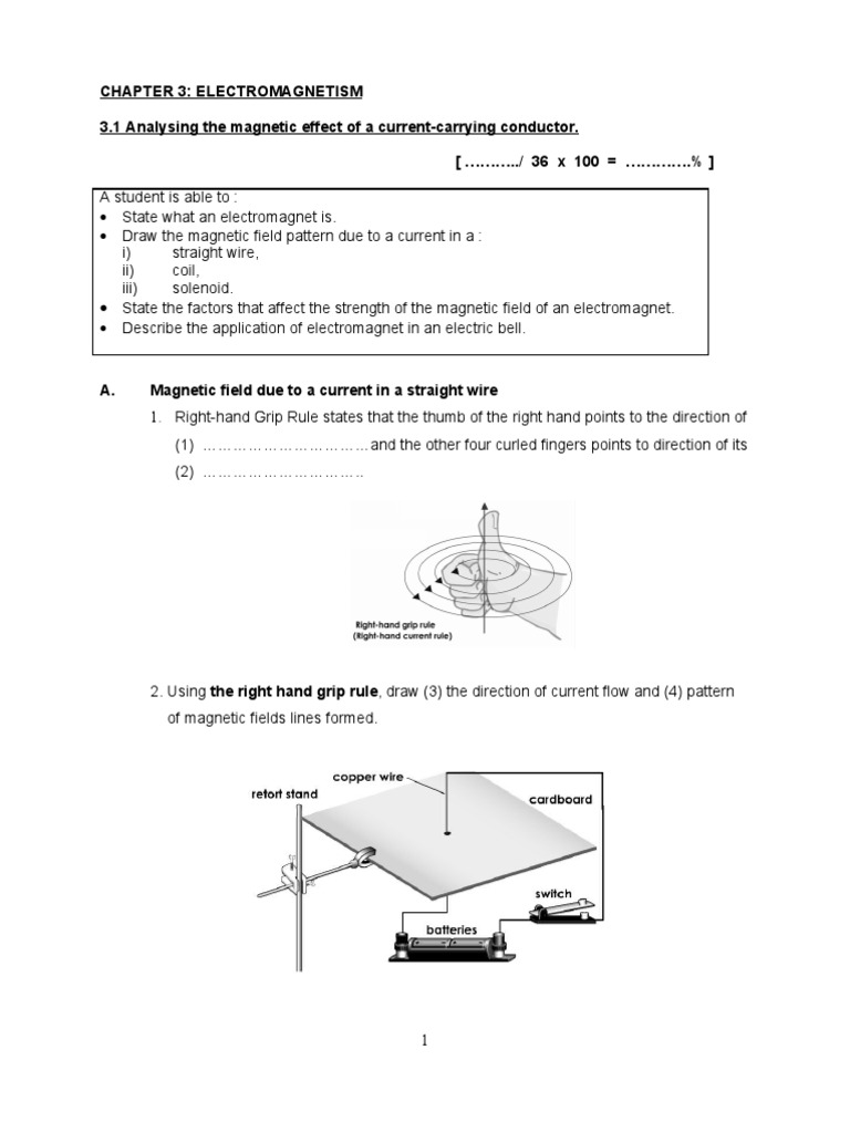 Physics Module F5 Electromagnetism Download Free Pdf Transformer