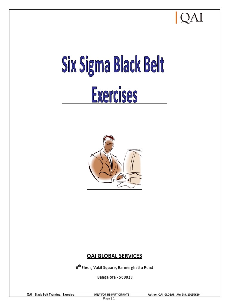 Six Sigma BB Exercises - Wave 1 - June'15 | PDF | Quantile | Standard ...