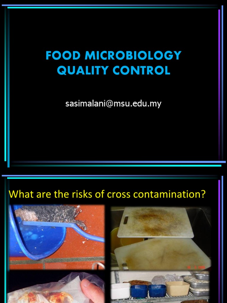 Food Microbiology Quality Control Nov 14 | PDF | Hazard Analysis And ...