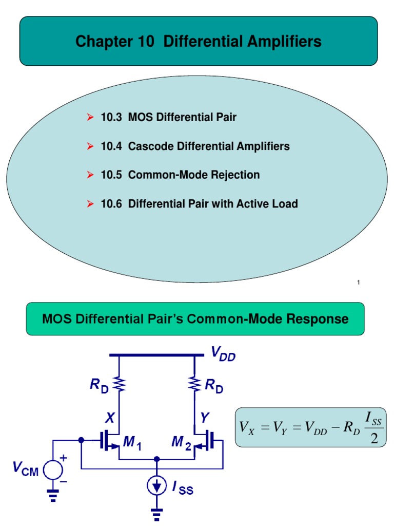 Penguat Differential | PDF | Amplifier | Electromagnetism