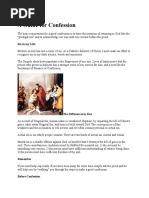 Catholic Confession Cheat Sheet | PDF | Penance | Sacraments