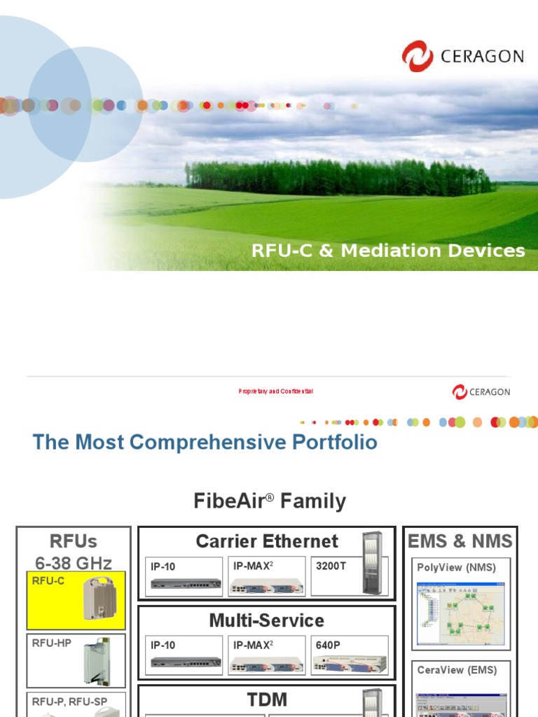 110 - Ceragon - RFU-C - Presentation v1.4 | PDF