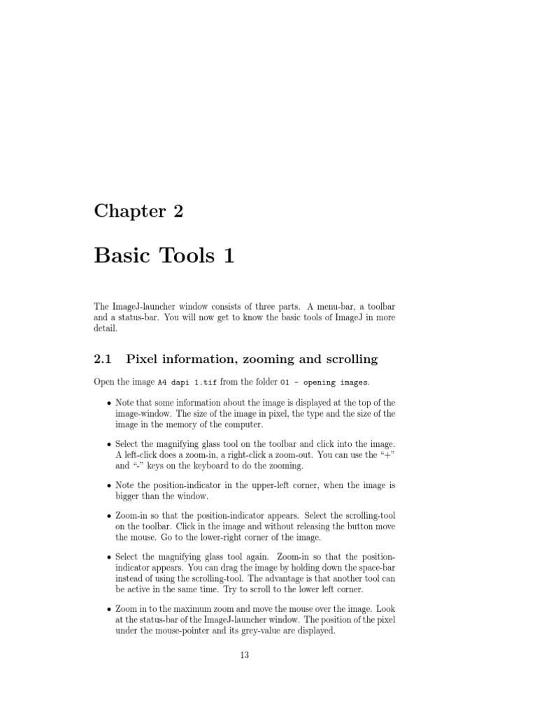 Exercises 02 Basic Tools 01 | PDF | Atomic Nucleus | Pixel
