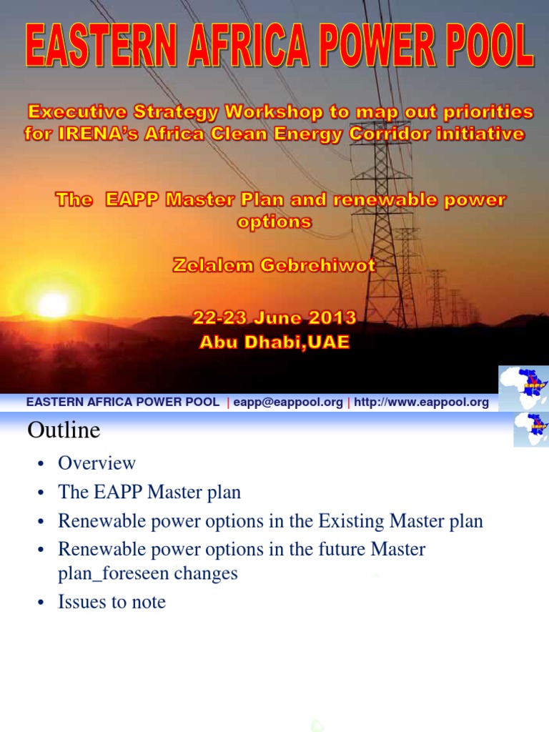 Eastern Africa Power Pool Overview | PDF | East Africa | Wind Power