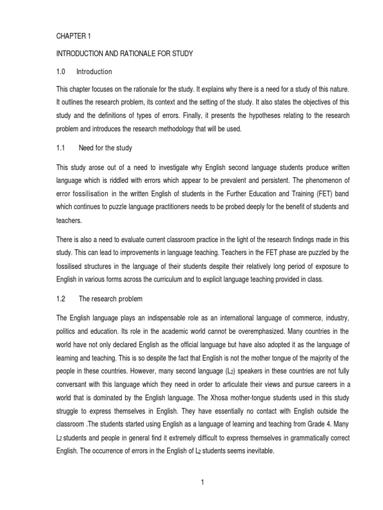 01 Dissertation | PDF | Second Language | English Language