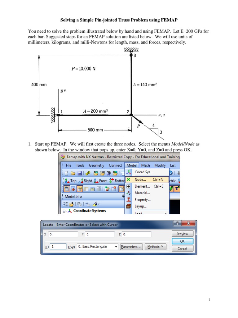 Simple Rod Problem | PDF | Menu (Computing) | Truss