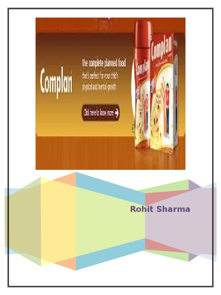 Complete Report On Complan | Download Free PDF | Product (Business ...