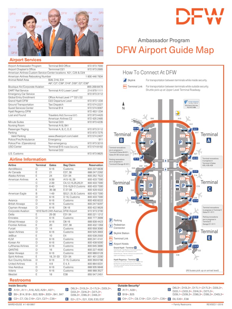 Dfw Airport Terminal Map