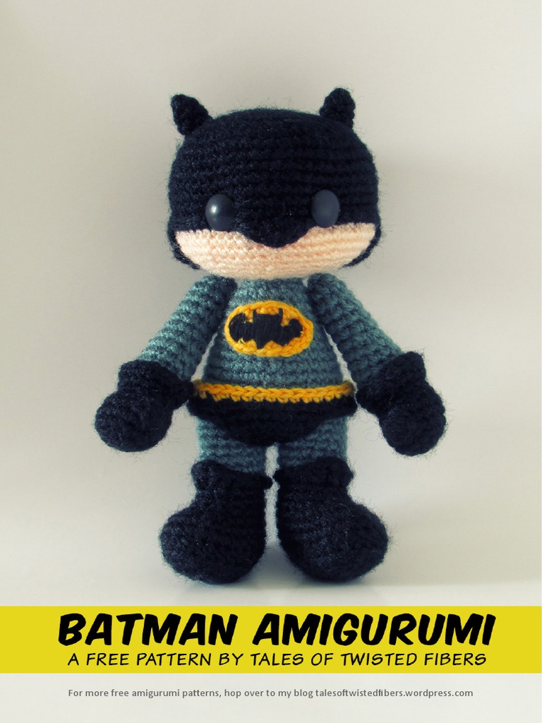 Batman Amigurumi Crochet Nerdigurumi Free Amigurumi Crochet Patterns