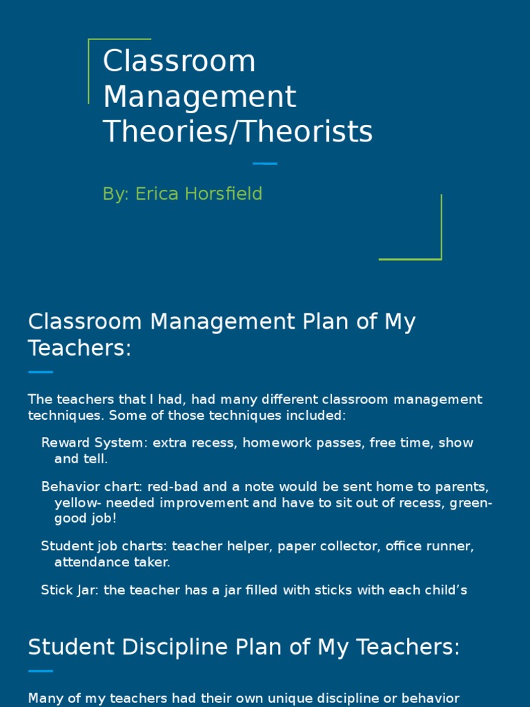 Classroom Management Insights | PDF | Classroom Management | Classroom