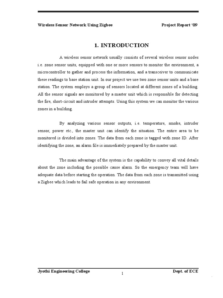 Interim Report - Final Josephcheroor | PDF | Wireless Sensor Network ...