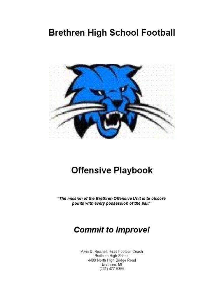 BHS Offensive Playbook | PDF | Quarterback | American Football