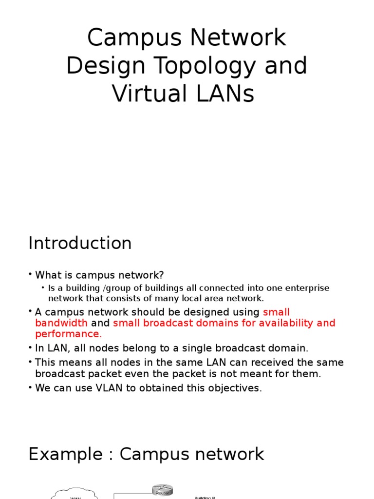 Chapter 1-Campus Network Design and VLAN-update 1 | PDF | Network ...