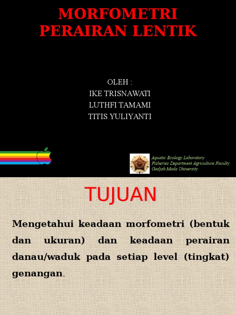 Morfometri Perairan Lentik | PDF | Perjalanan | Sains & Matematika