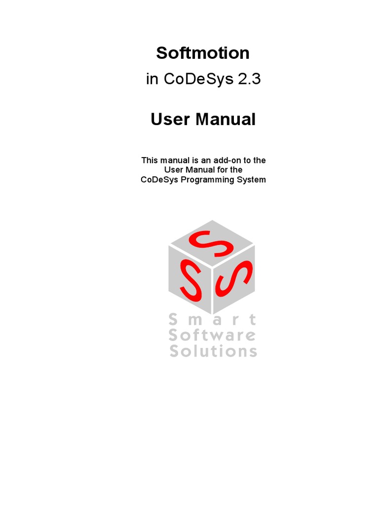 CoDeSys SoftMotion V23 E | PDF | Library (Computing) | Parameter (Computer Programming)