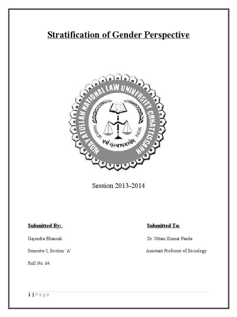 Sociology Project | PDF | Feminism | Gender Studies