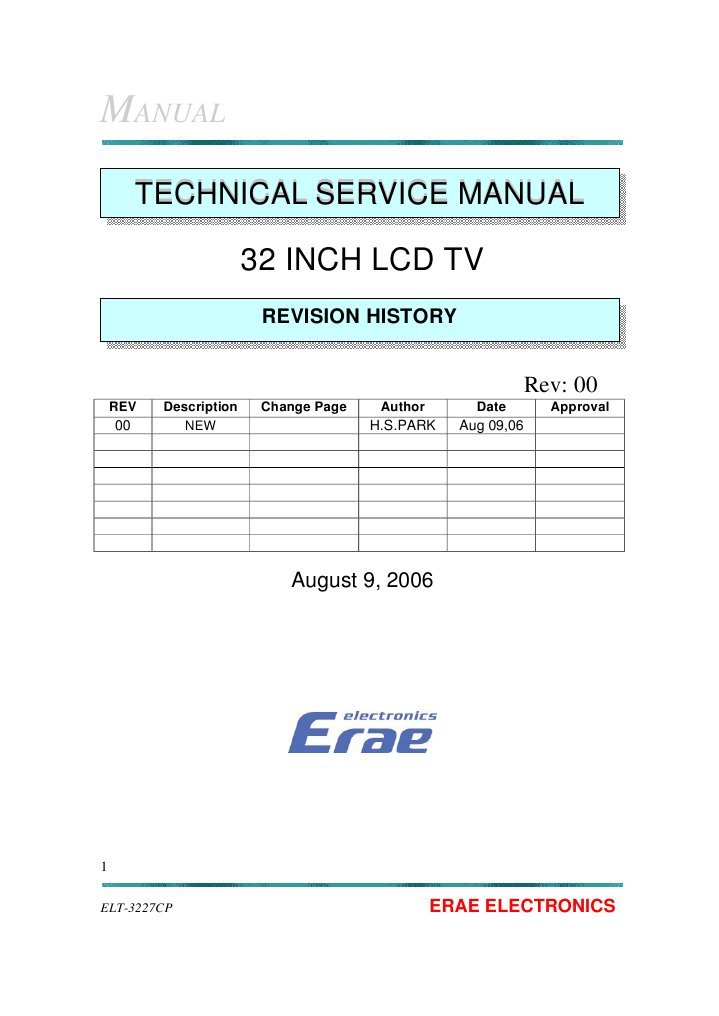 SV-32LCD Service Manual Rev 00 | PDF | Rgb Color Model | Digital Television