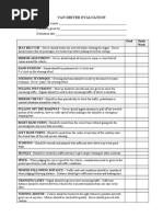 Vehicle Handover Checklist Excel | PDF | Technology & Engineering