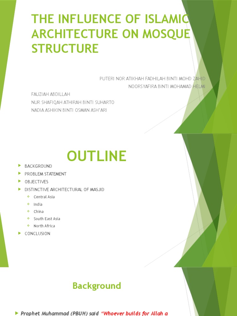 Architecture of Mosque | PDF | Mosque | Architectural Elements