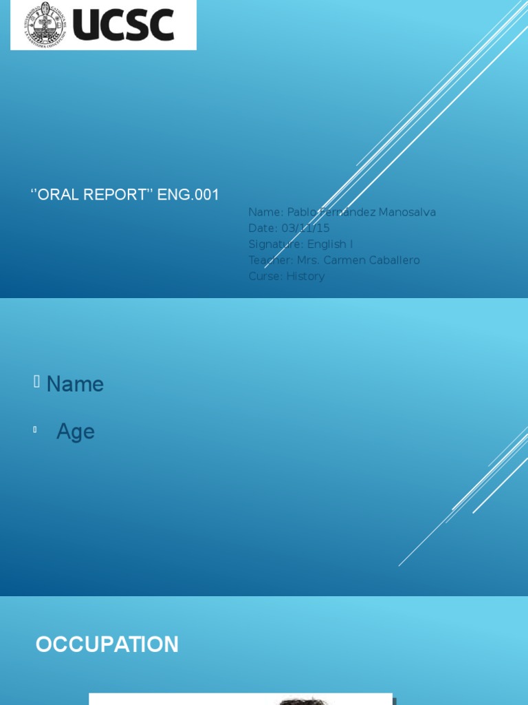 Oral Report on Family and Routines | PDF