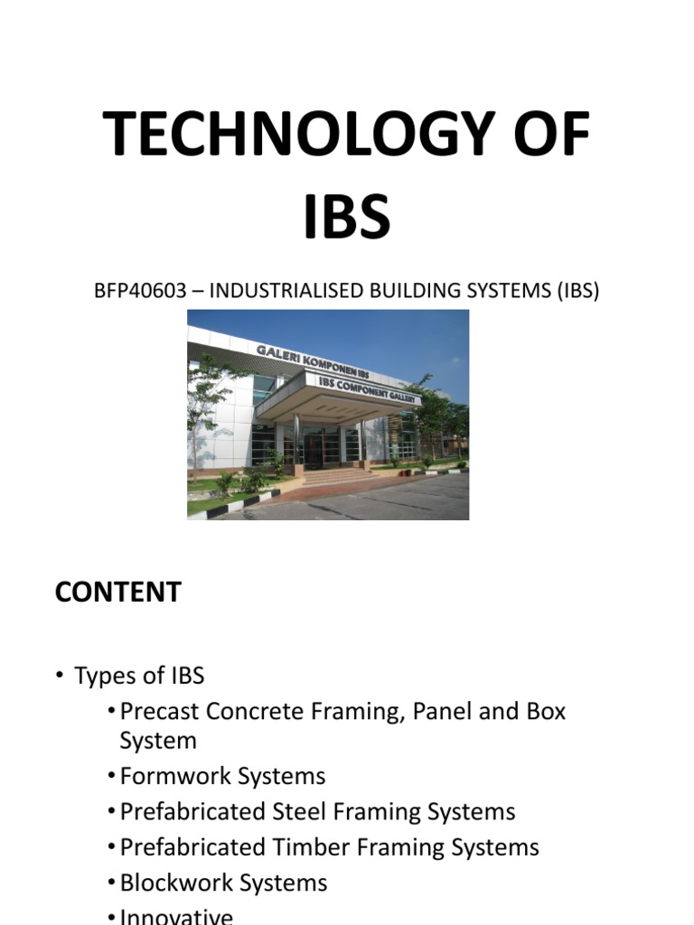 Chapter 2 IBS Integrated Building System | Download Free PDF | Precast ...