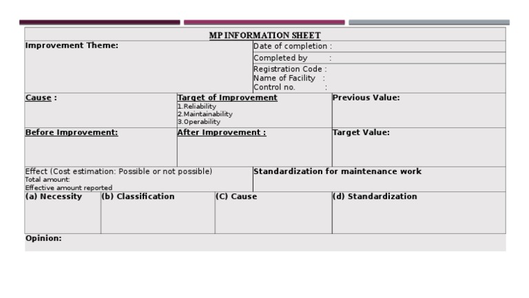 MP Sheet Blank Format | PDF