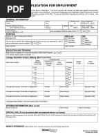 VETASSESS Statement of Service Template | PDF | Employment | Labor