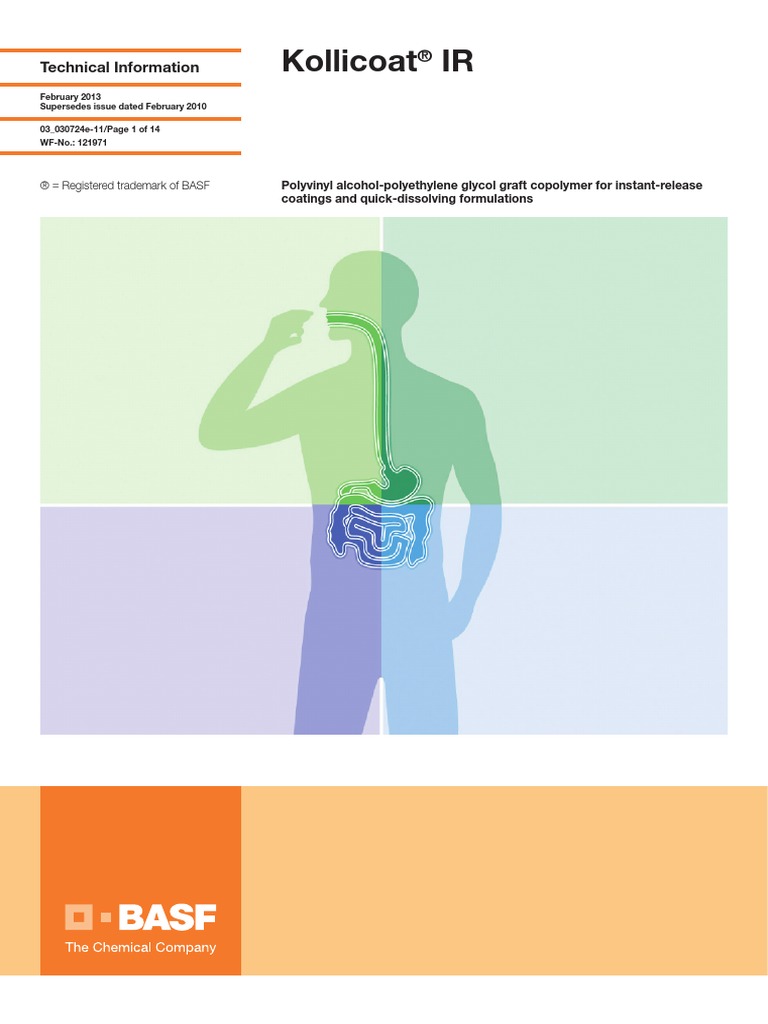 Kollicoat IR | Tablet (Pharmacy) | Magnesium