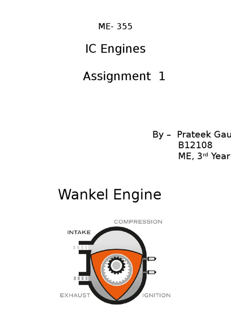 Wankel Engine | PDF | Internal Combustion Engine | Cylinder (Engine)