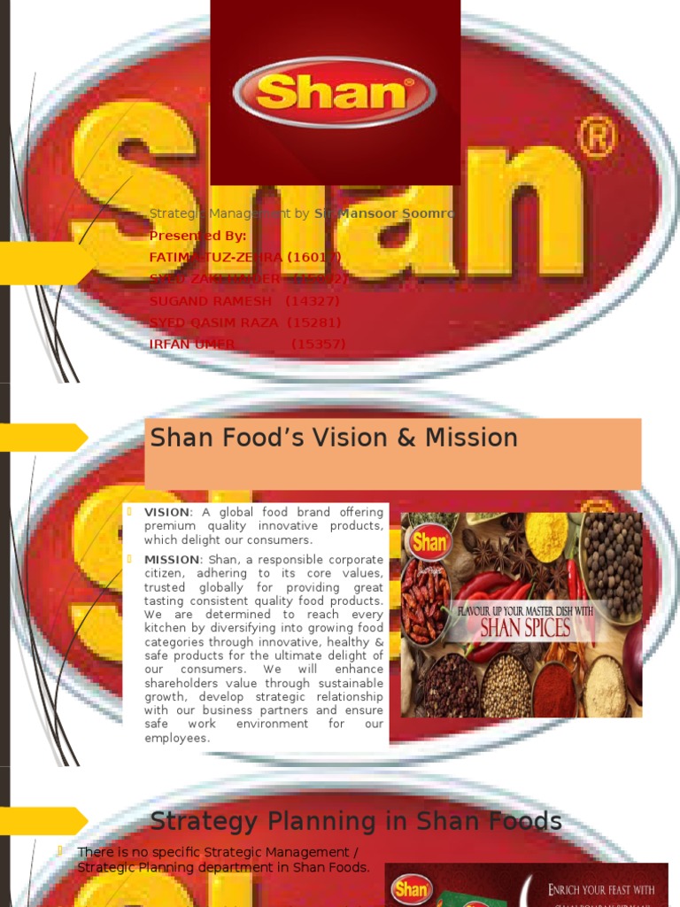 Shan Foods | PDF | Strategic Management | Marketing