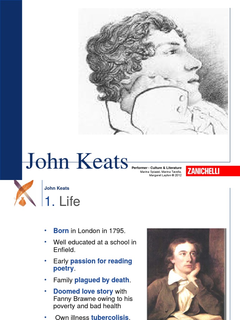 The Life and Poetry of Romantic Poet John Keats | PDF | John Keats | Poetry