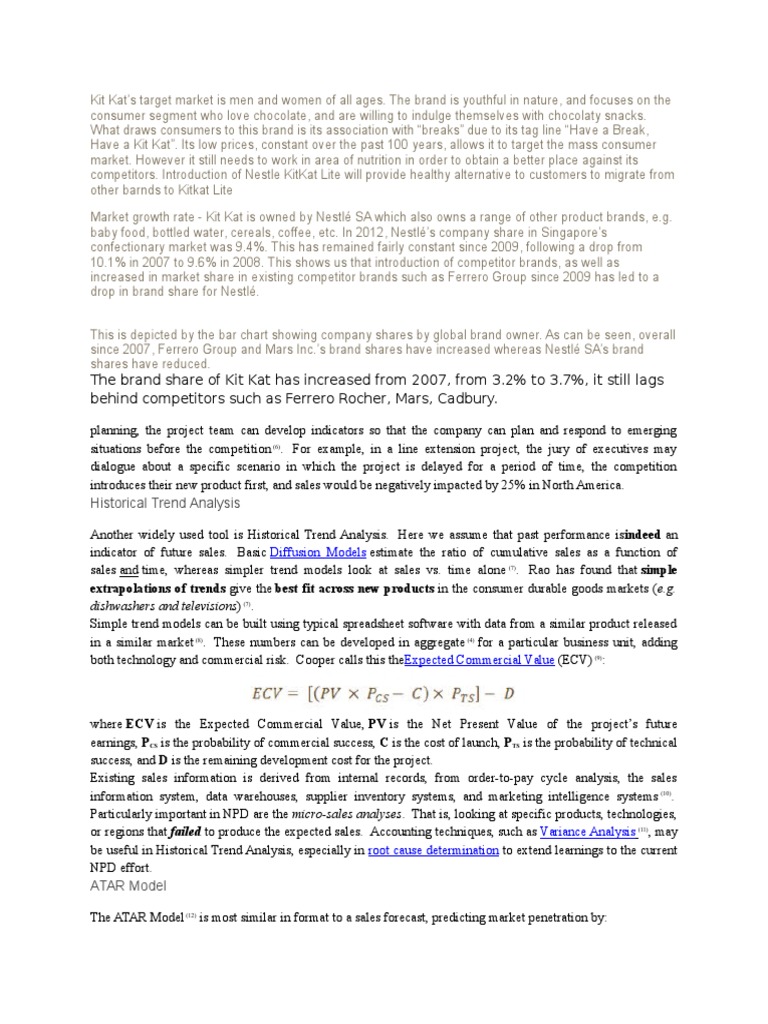 Kit Kat Project Info | PDF | Nestlé | Brand