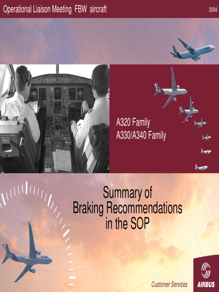 A320 Braking Technique | PDF | Cockpit | Takeoff
