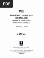 Cuestionario MBI GS - Burnout PDF | PDF | Burnout ocupacional | Sicología