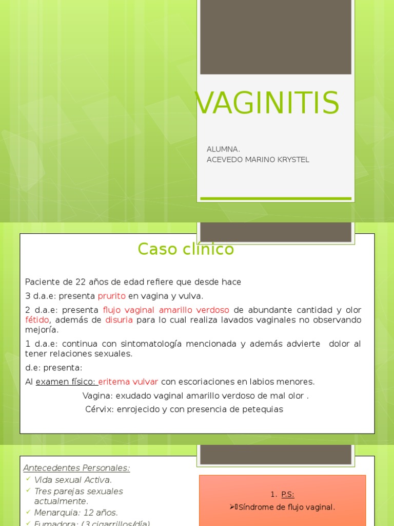 Vulvovaginitis. Final | PDF | Especialidades Medicas | Medicina