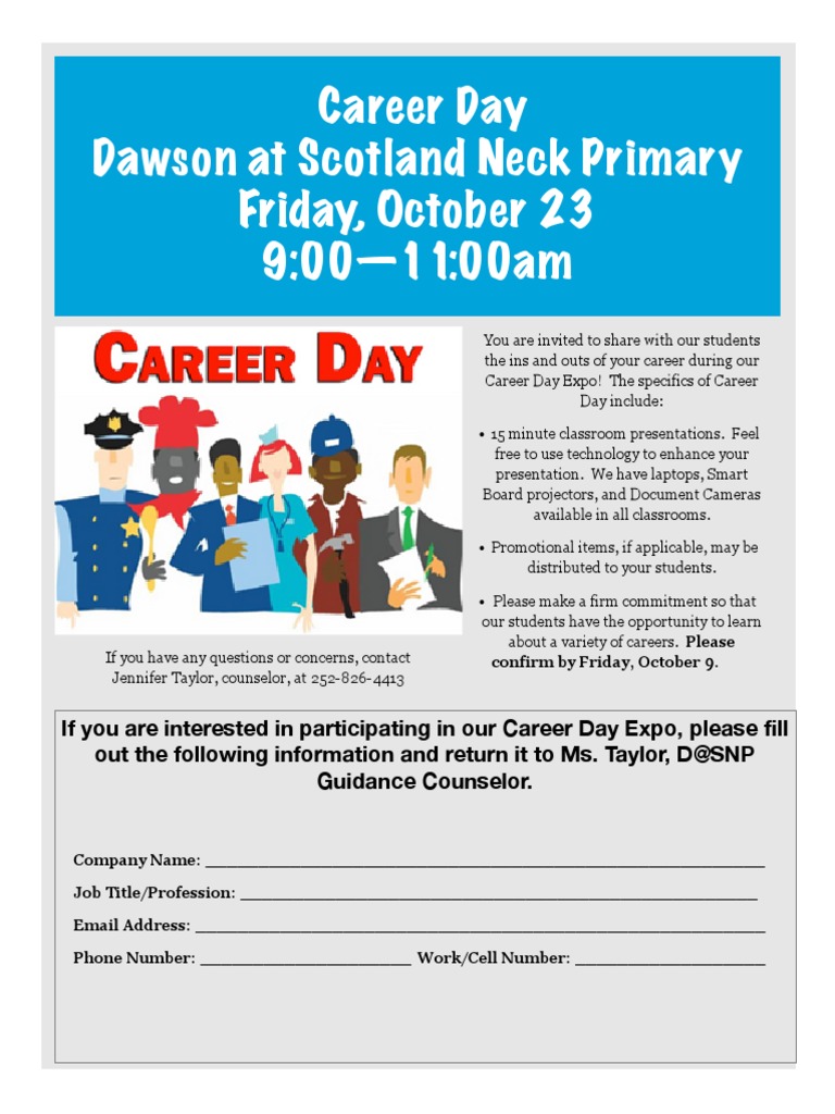Career Day Participation Invitation | PDF