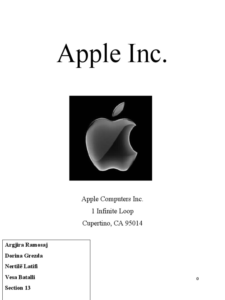 Global Final Paper - Apple Inc. | PDF | Apple Inc. | Macintosh