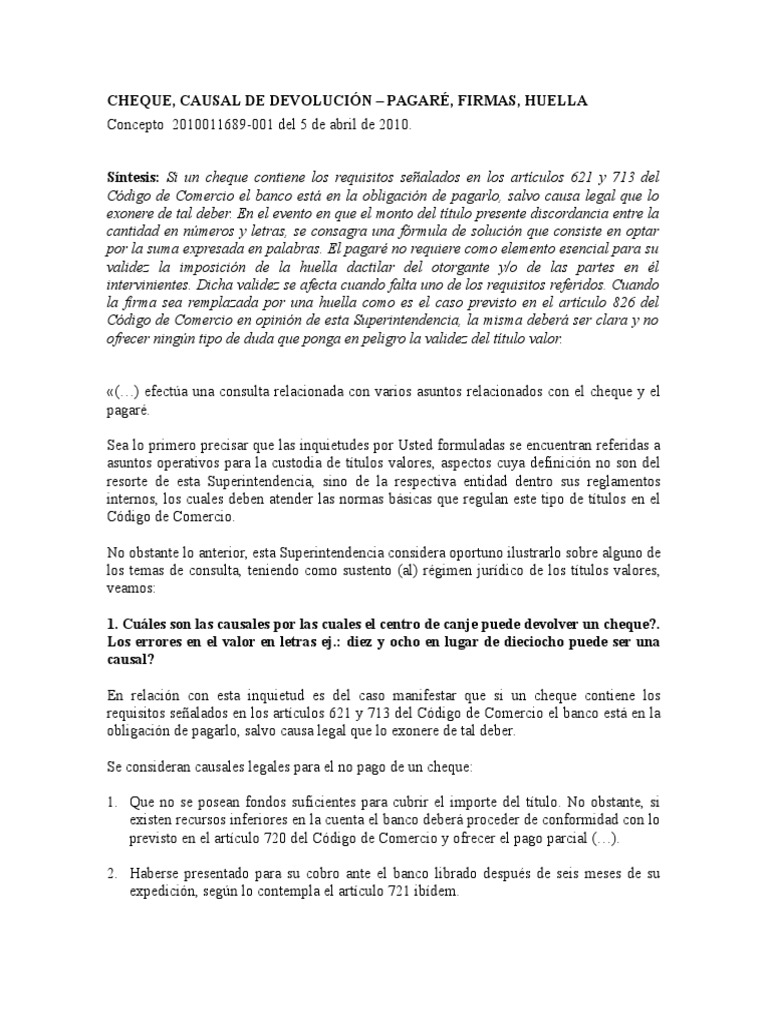 Concepto - Protesto Cheque | PDF | Cheque | Bancos