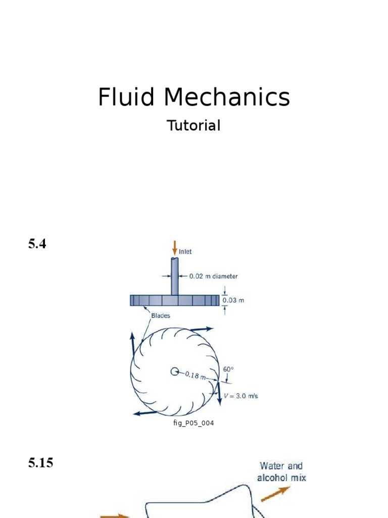 Fluid Mechanics Tutorial | PDF | Technology & Engineering