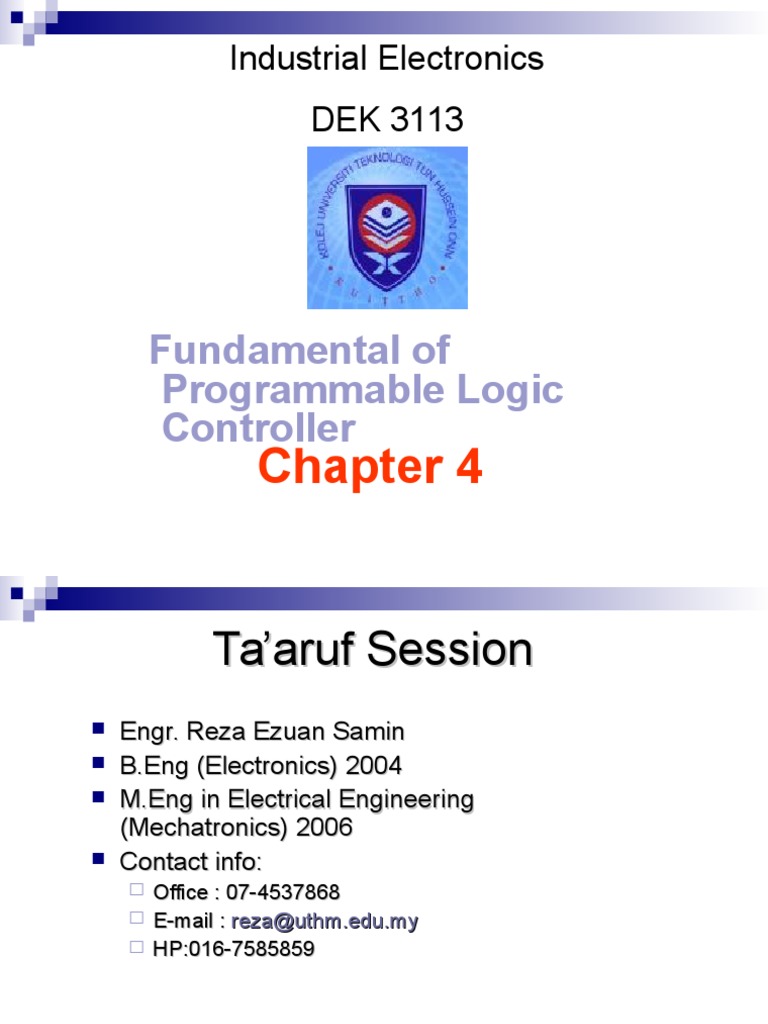 Programmable Logic Controller Fundamentals | PDF | Programmable Logic Controller | Computer Program