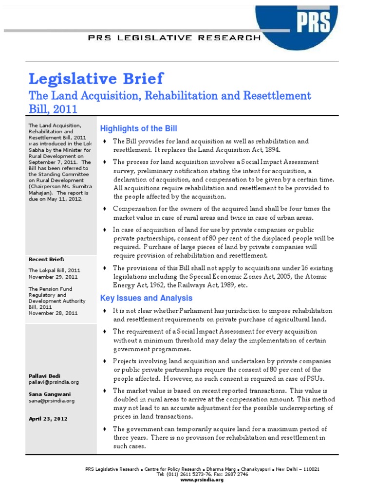 Legislative Brief | PDF | Mergers And Acquisitions | Government
