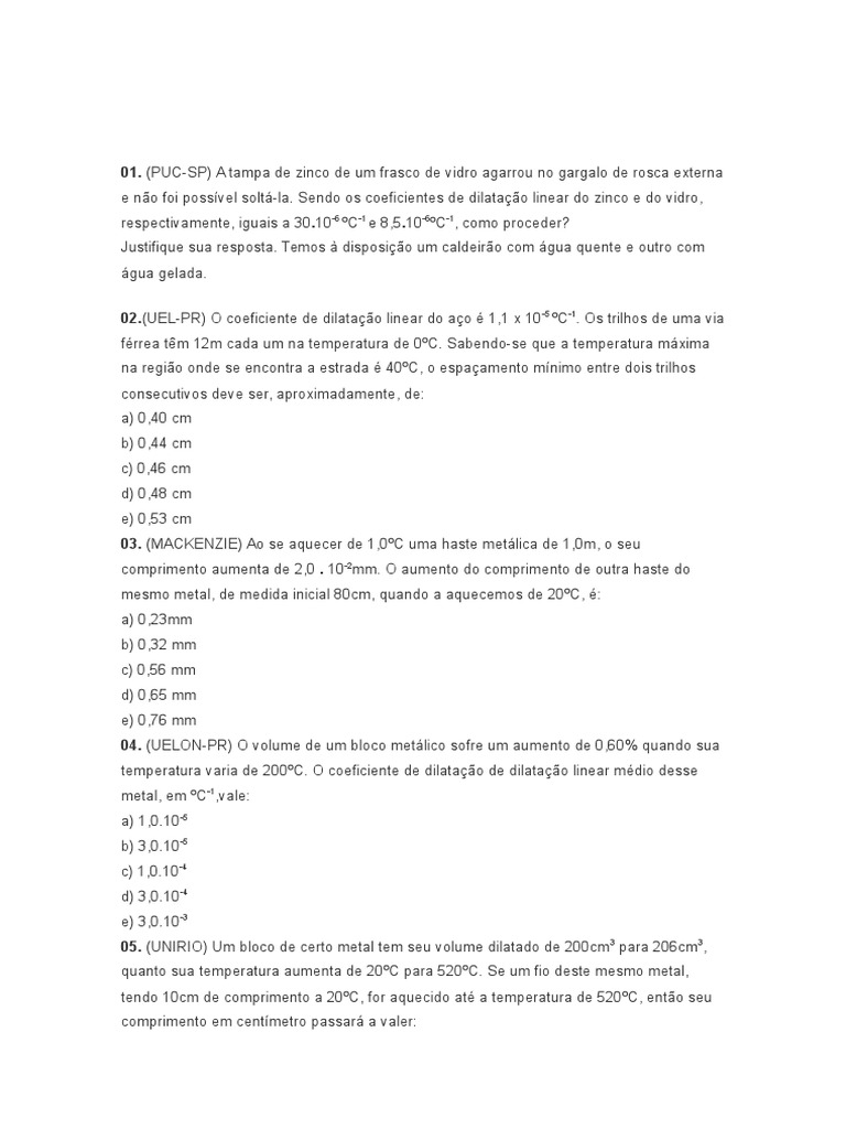 Calculo 2 Exercicios | PDF