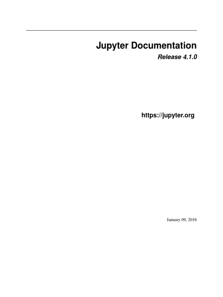 Jupyter PDF | PDF | Directory (Computing) | Python (Programming Language)