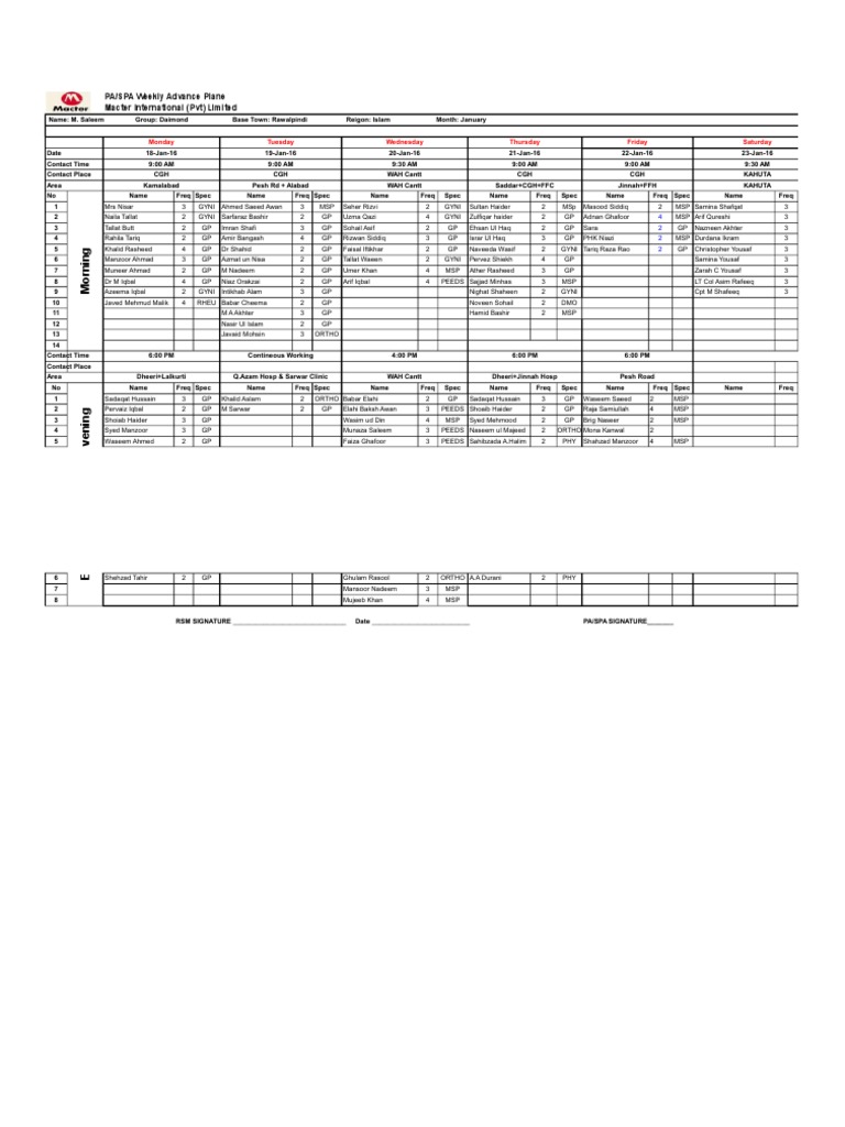 Plan 3rd Week PDF