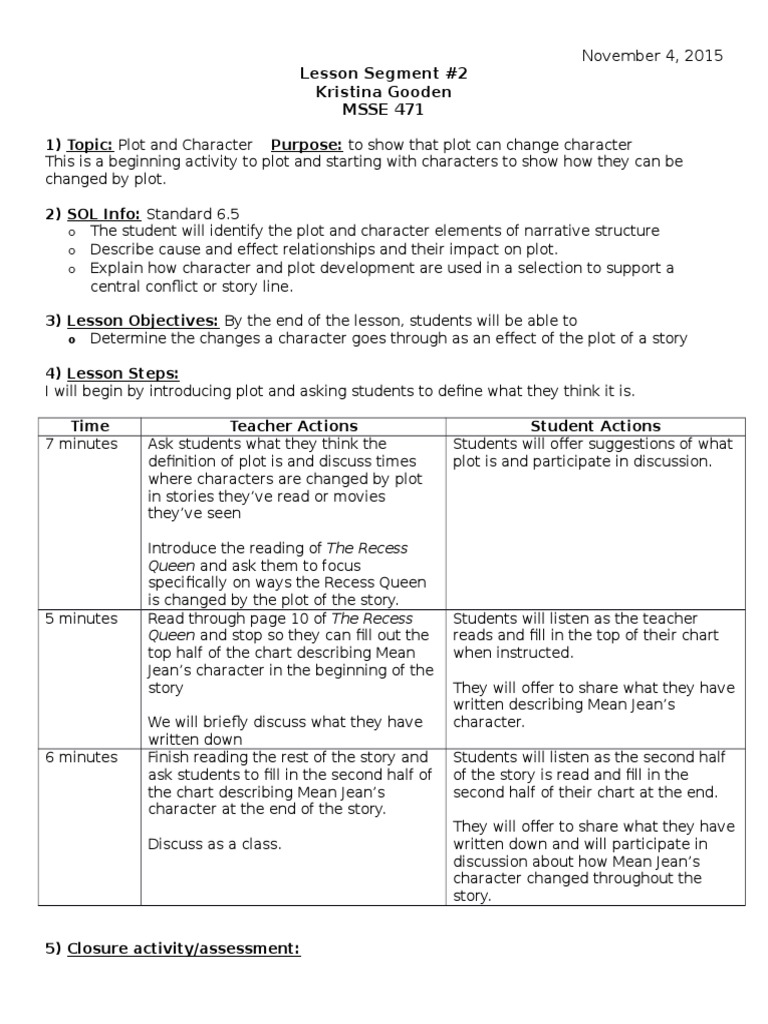 Plot's Impact on Character Change | PDF | Plot (Narrative) | Cognition