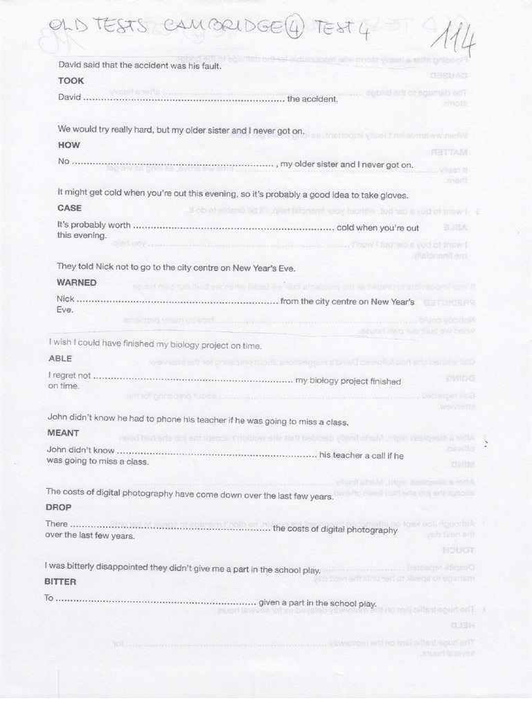 CAE Use of English | PDF