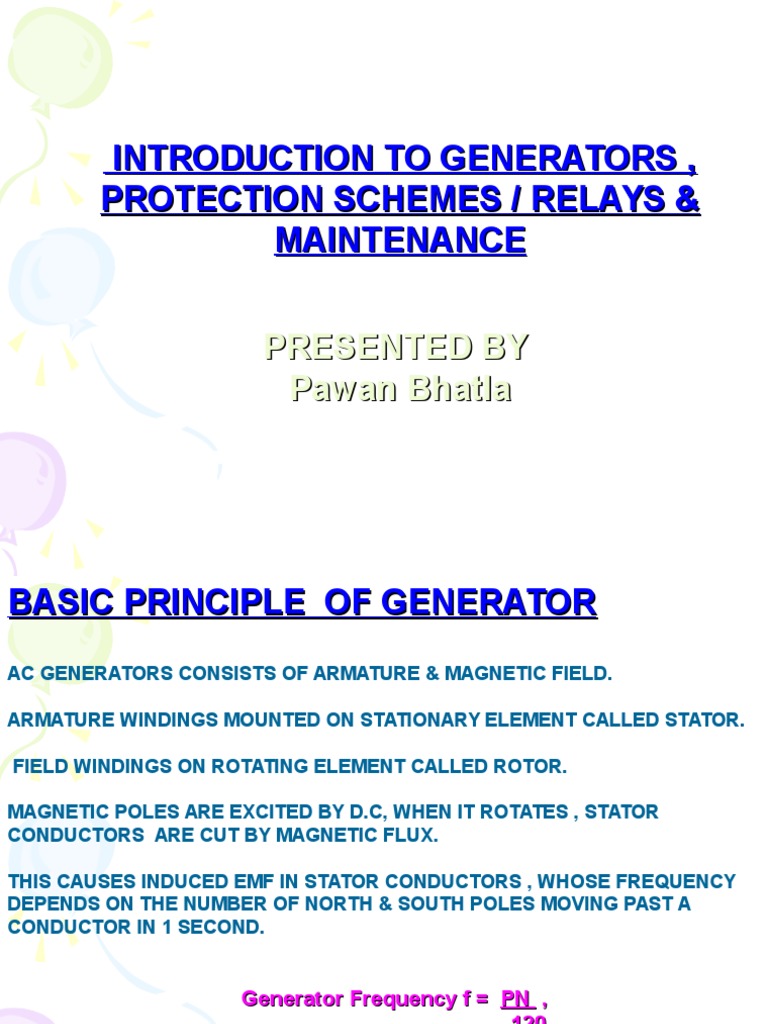 Generator Training | PDF | Electric Generator | Electric Power