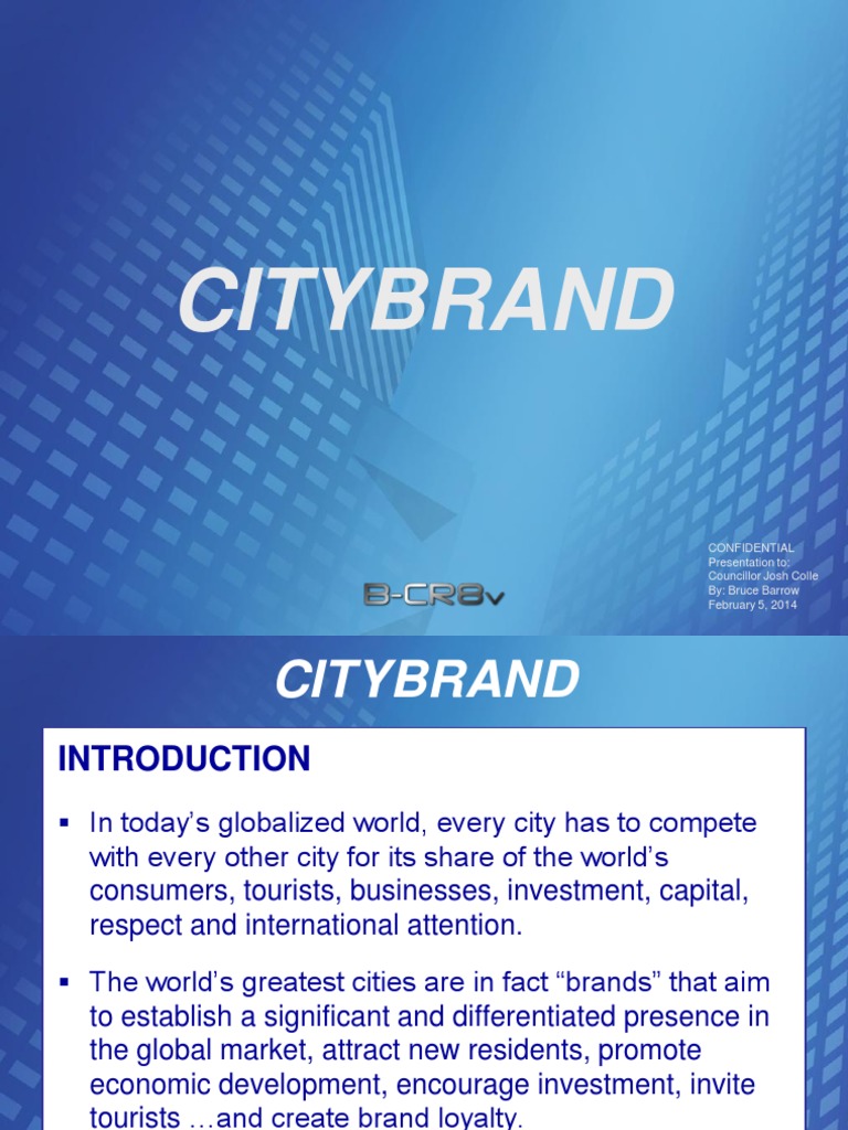 City Brand | PDF | Brand | Toronto