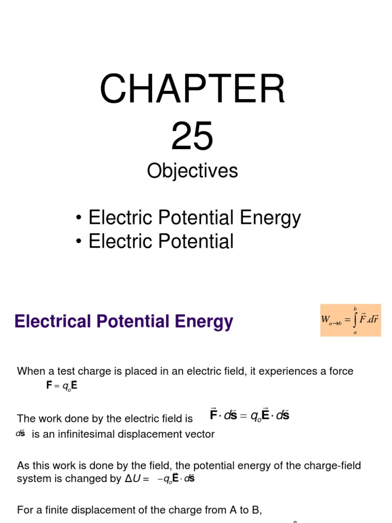 Chapter 25 PDF | PDF | Electronvolt | Electric Charge