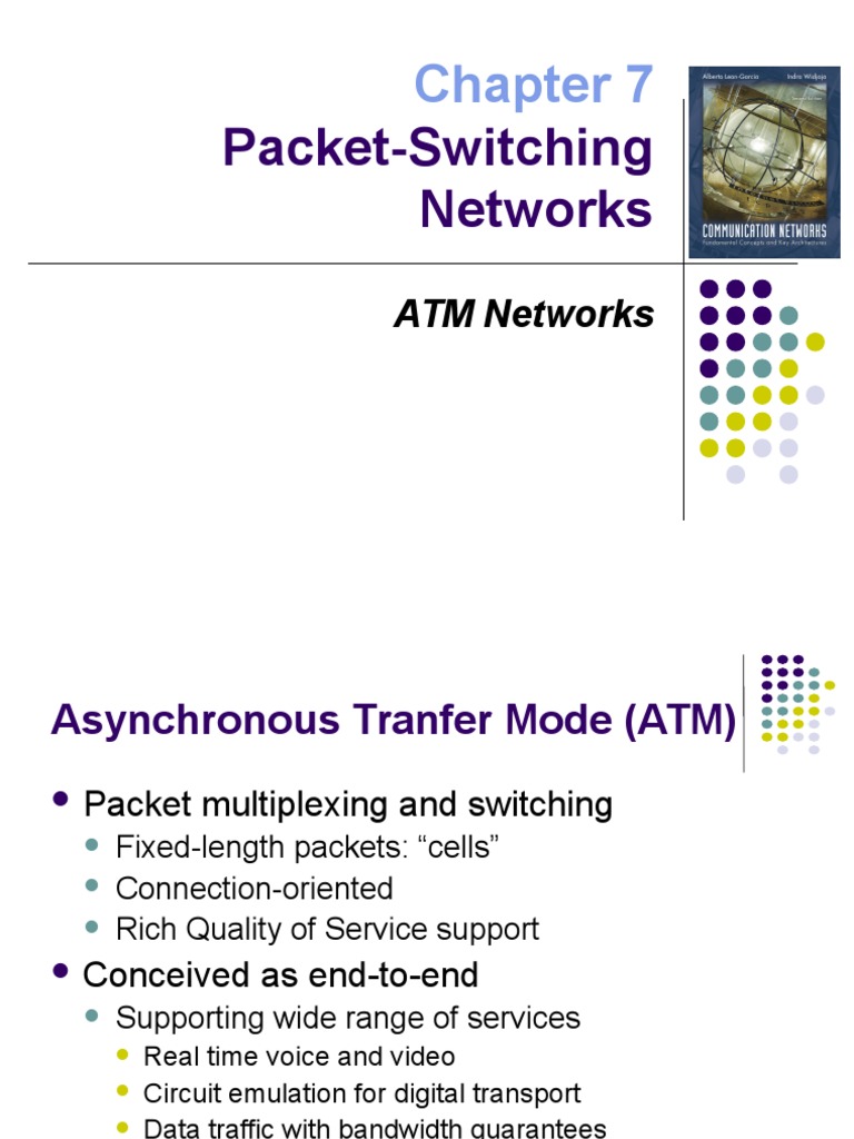 Packet-Switching Networks | PDF | Asynchronous Transfer Mode | Network Packet